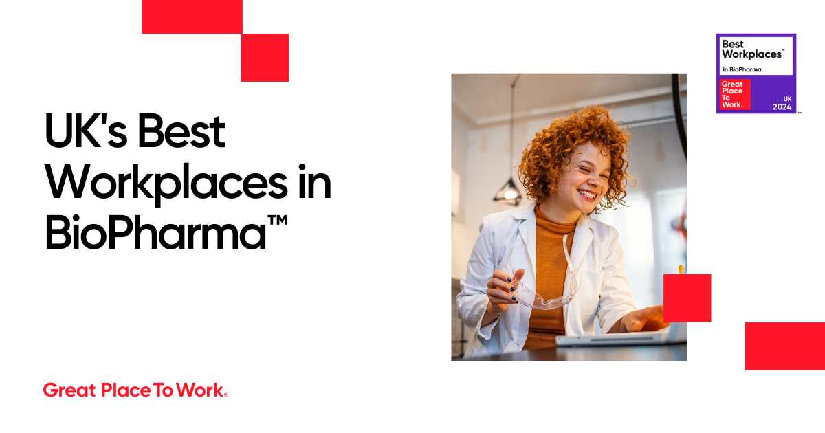 UK's Best Workplaces in BioPharma™ 2024 | Great Place to Work® UK